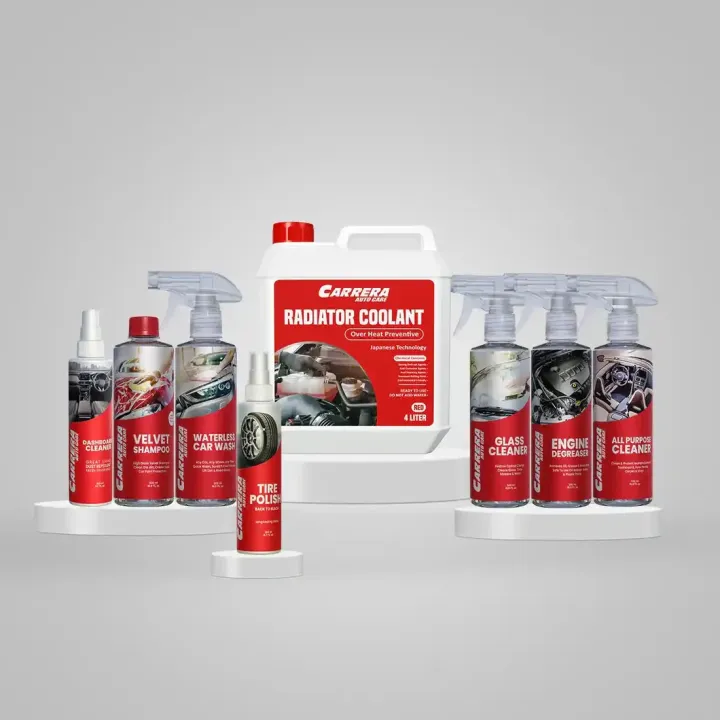 Shampoo 500ml + Dashboard Cleaner + All Purpose Cleaner + Waterless ...