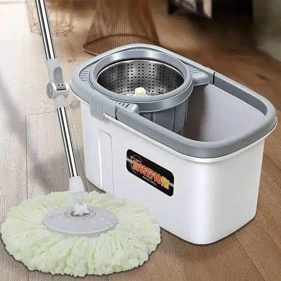 spin mop stainless steel handle & dryer with challenge price | Daraz.pk