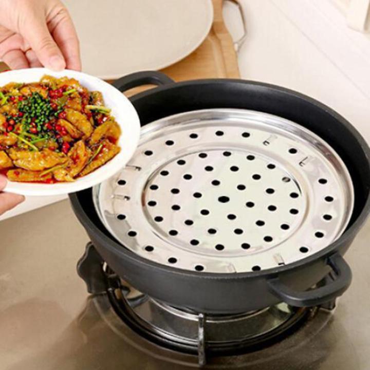 Stainless Steel Steamer Tray Rack Plate Steam Cooking Stands Pot ...