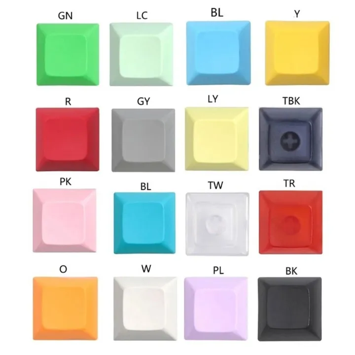 Mechanical Keyboard Accessories DIY DSA Keycap Multiple Color for MX ...