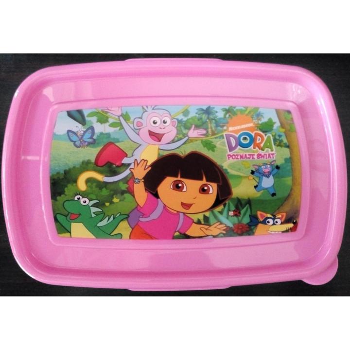 Fancy Colourful Dora Cartoon Character Lunch Box for Kids | Daraz.pk