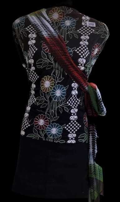 Tarkashi Flower Embroidered 3pc Dress | Daraz.pk