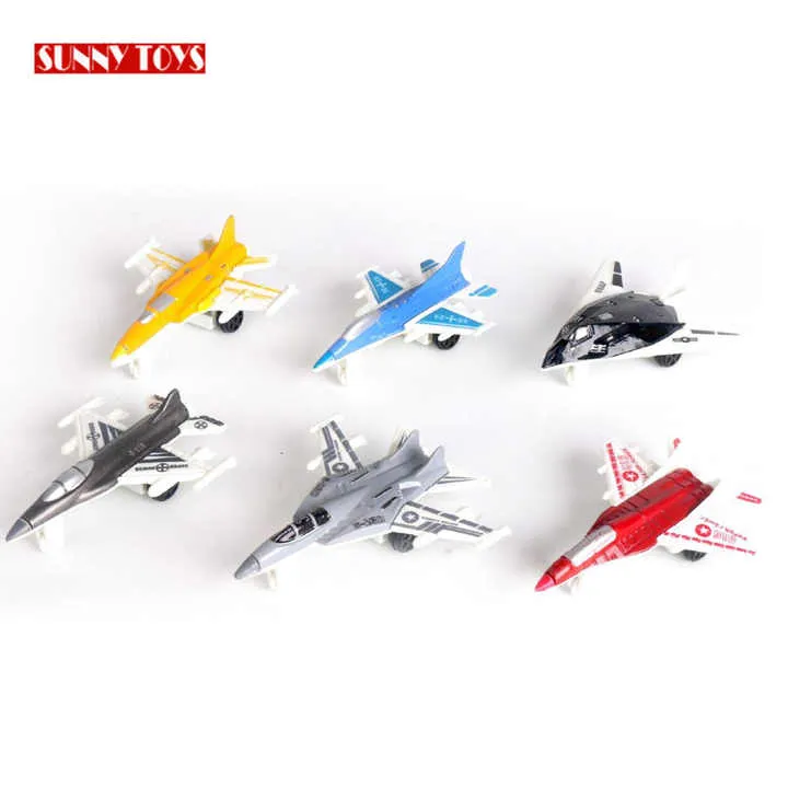 6pc Mini Light Diecast Fighter Jets Toy 7cm | Daraz.pk