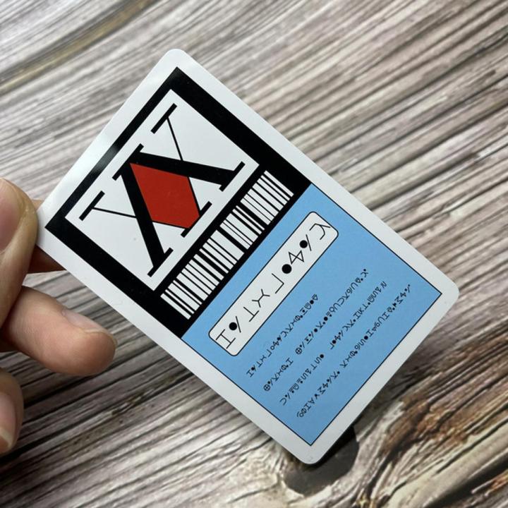 Hunter x Hunter License Card GON FREECSS Cosplay Anime Hisoka Kurapika ...