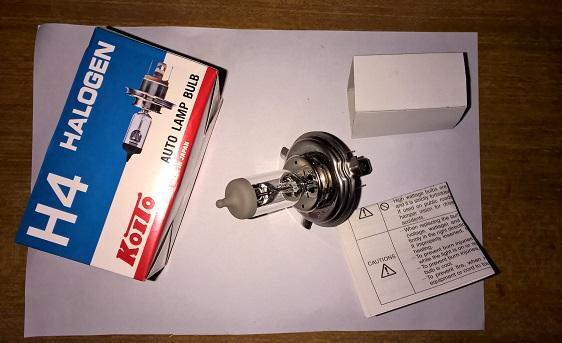 Koito H4 Headlight Halogen Bulb 12V 100/90W , Made in Japan , 100% Genuine | Daraz.pk