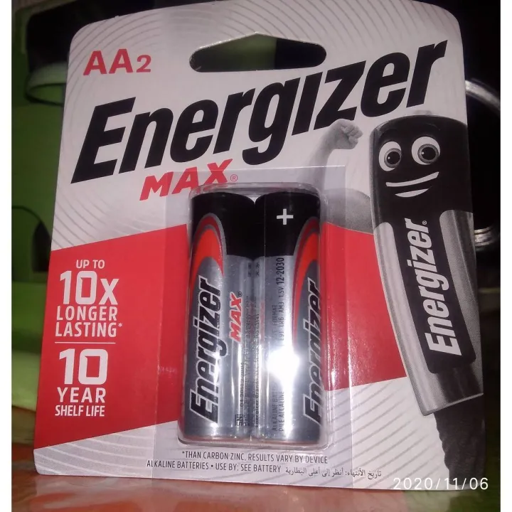 Energizer MAX AA Alkaline Battery Cells Pack of 2 | Daraz.pk