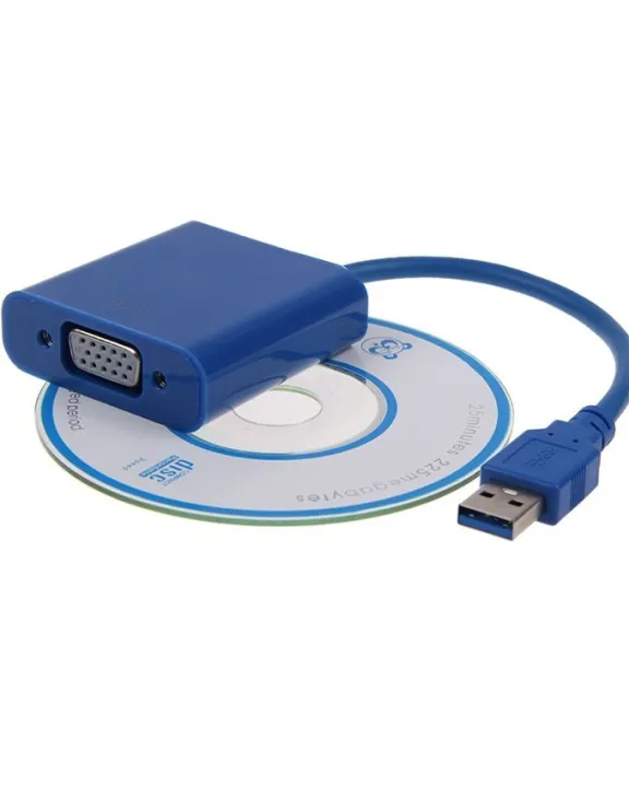 USB 3.0 to VGA Adapter USB to VGA Video Graphic Card Display External ...