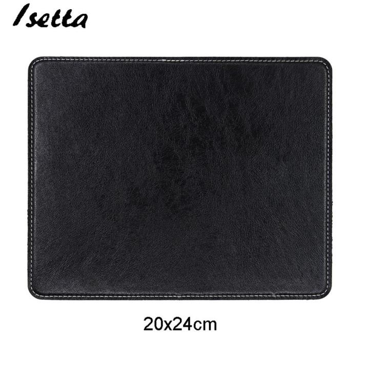 Anti-slip Mouse Pad Leather Gaming Mice Mat Desk 200x240mm Comfortable ...