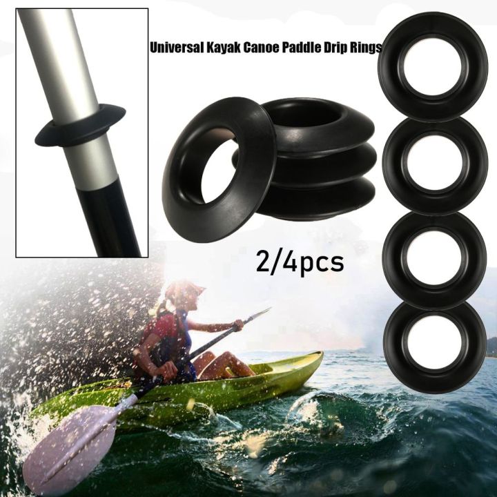 2/4Pcs Universal Black Raft Canoe Propel Paddle Parts Kayak Oar ...