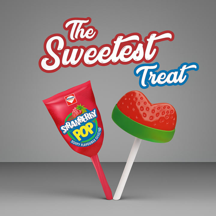 Strawberry Pop Lollipops – Pack of 30 | Sweet & Fruity Candy for Kids ...
