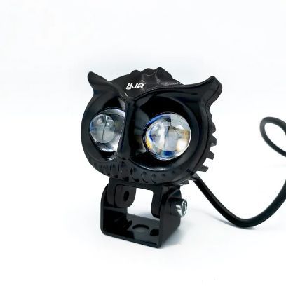 1-PCS of SSLG Shilan OWL EYE LED Long Range Plastic Body OWL Mini Driving Light Dual Colour ...