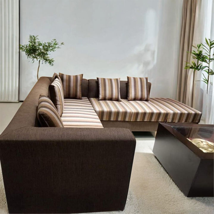 Beautiful L Shape 6 Seater Sofa | Daraz.pk