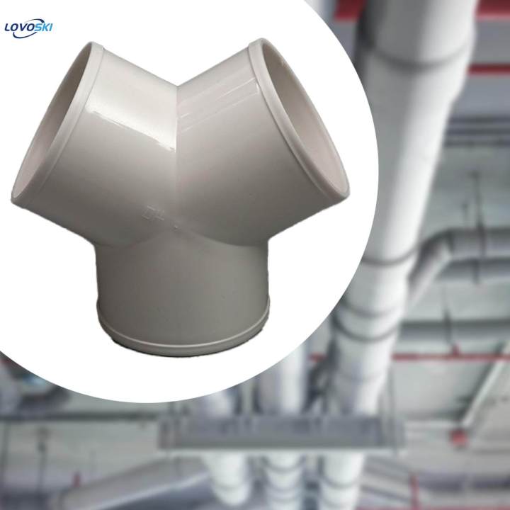 Tee PVC Pipe Fitting Exhaust Ducts Ventilation Ducts 3 Way Elbow ...