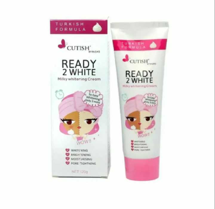 Cutish Ready 2 White Milky Whitening Cream – Instant Brightening ...