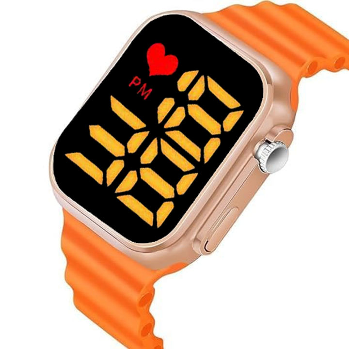 Ultra Big Display Comfortable Straps Ultra LED Watch Digital Watch Look ...