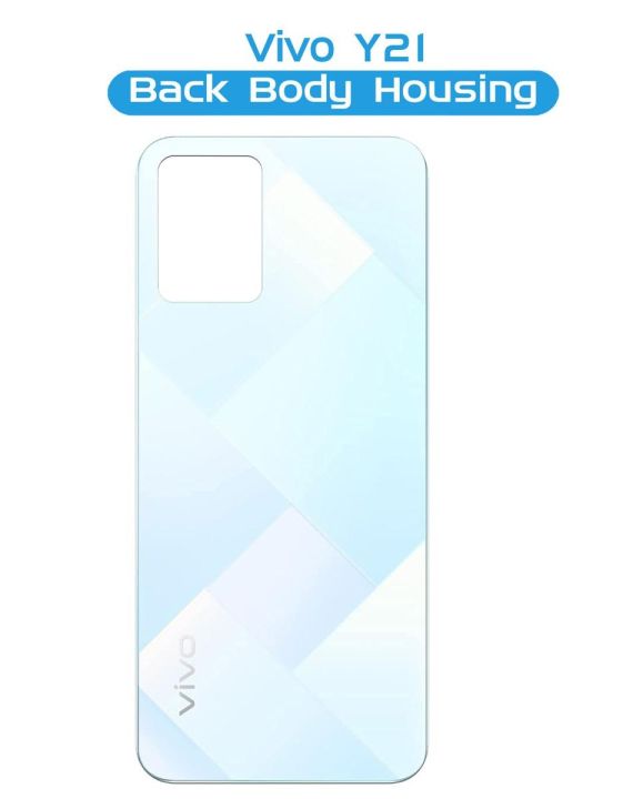 Vivo Y21 Back Body Rear Door Housing Case Battery Glass Cover ...