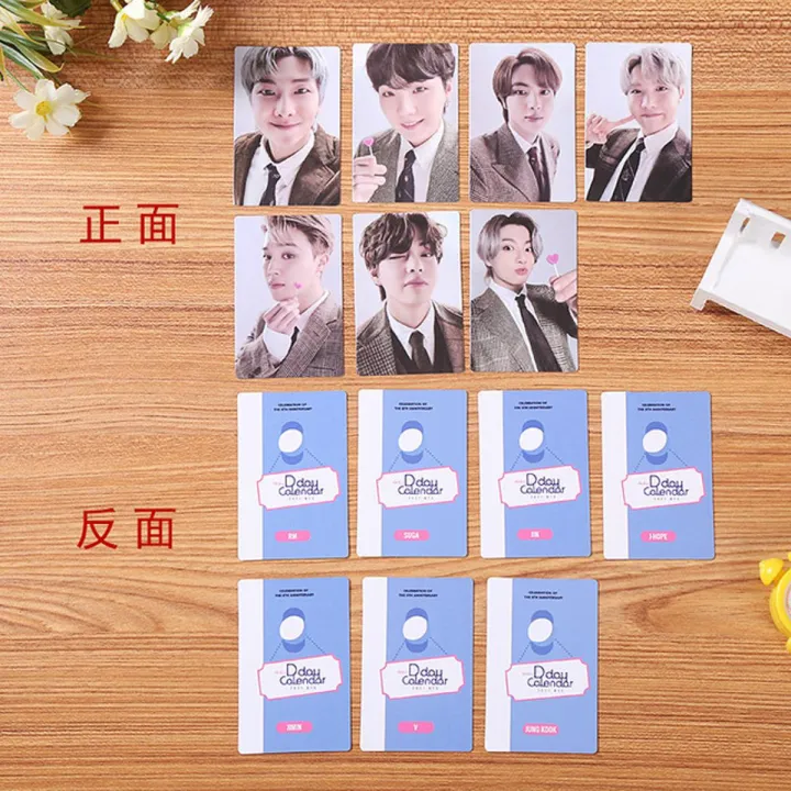 NEW KOREA KPOP Bangtan Boys D day Calendar Mini Photocard 8 Aniversary ...