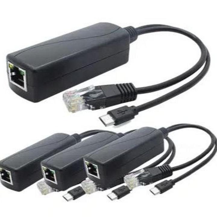 Active PoE Splitter Micro USB Power Over Ethernet 48V to 5V 2.4A for ...