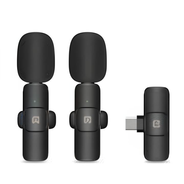 K9 Dual Wireless Microphone for Android & iPhone | Noise Reduction Clip ...