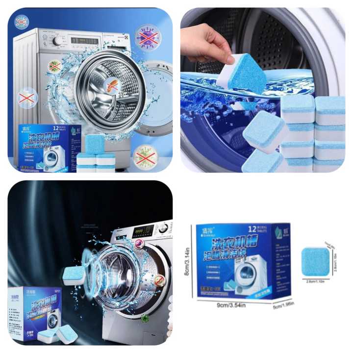 12 pcs washing machine cleaner tablets, Deep cleaning tablet, Expert ...