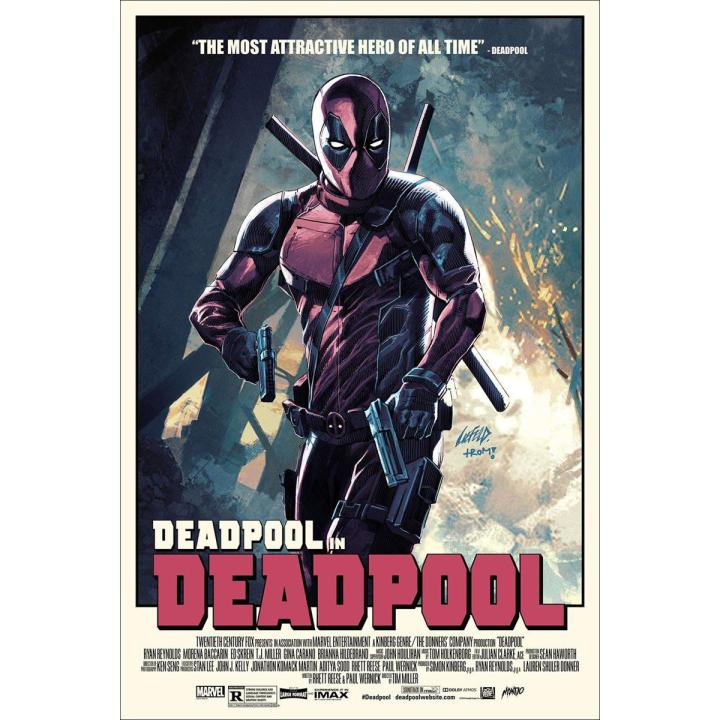 Deadpool by the Marvel MCU 2.0 Fan Posters Vinyl Paper Quotes Vintage ...