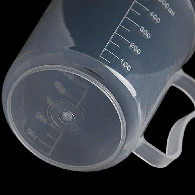 Clear Plastic Graduated Measuring Jug for Baking Beaker Liquid Measure ...