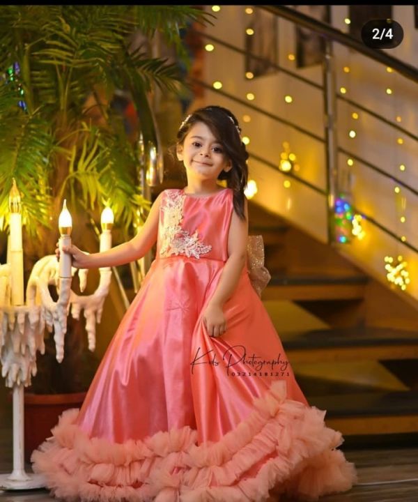 Aahel kids own zeniastic-Beautiful Fancy net frock for baby girls in ...