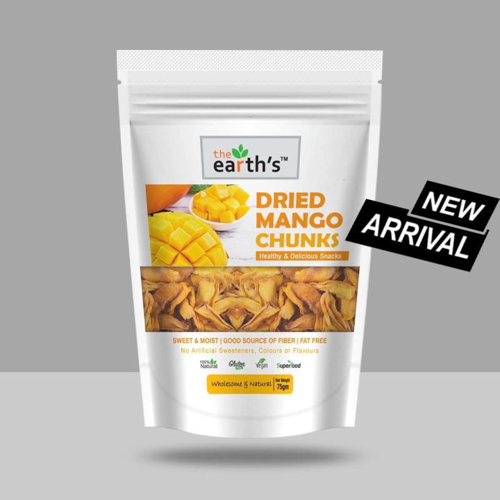 Earth’s Dried Mango Chunks 75gm | Daraz.pk