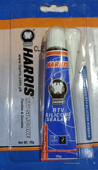 Imported high modulus Silicone Sealant Tube Harris RTV Clear 50gm ...
