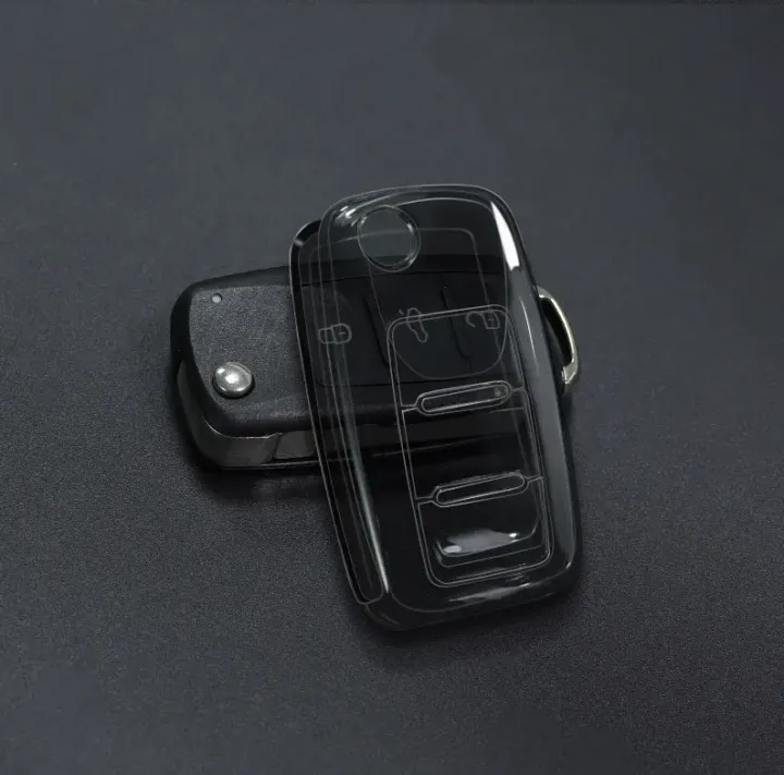 Changan Alsvin Flip Folding Remote Key Cover – Transparent Smoke TPU ...