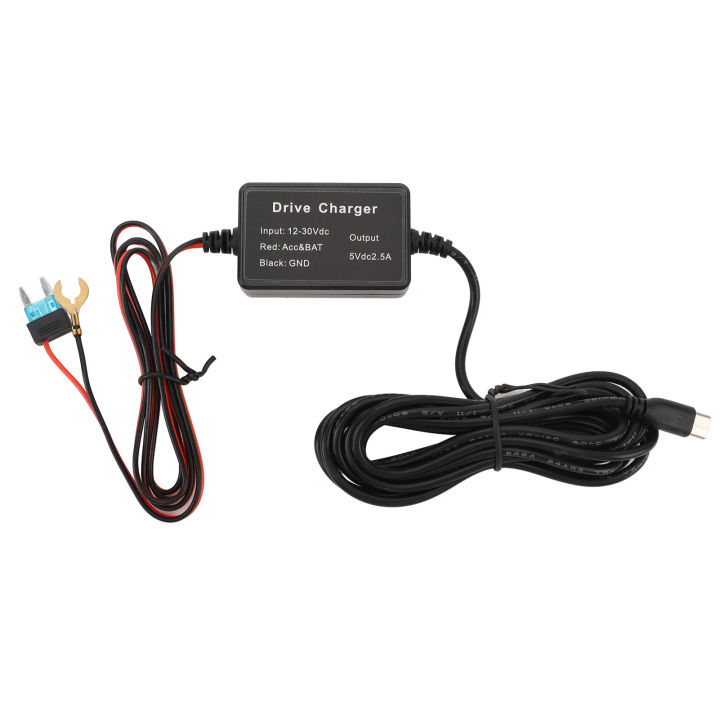 Dash Cam Hardwire Kit 12V 30V to 5V Low Voltage Protection USB Type C ...