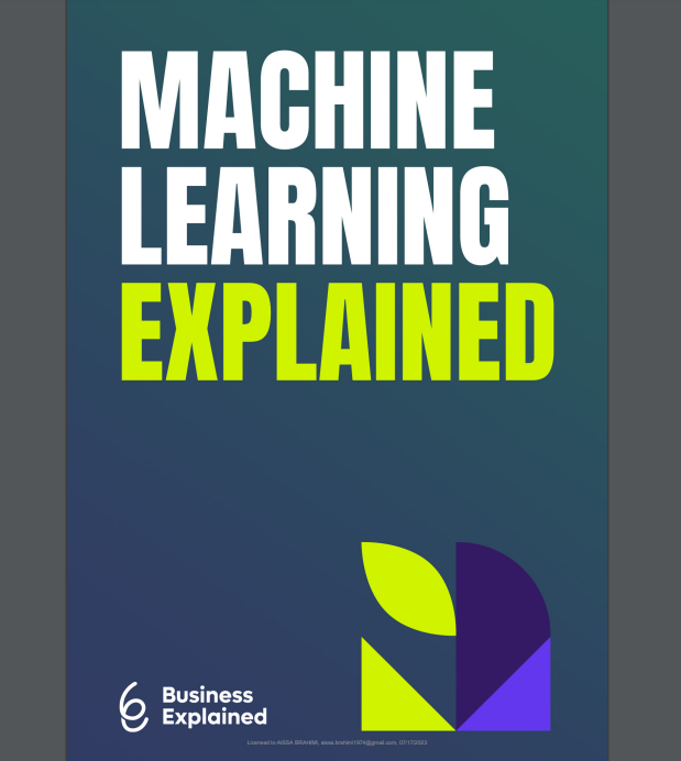 MACHINE LEARNING EXPLAINED Book In English | A Subset of artificial ...