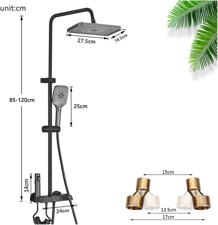 "Piano Bathroom Fittings Set – Includes Basin Mixer Tap, Wall-Mounted ...