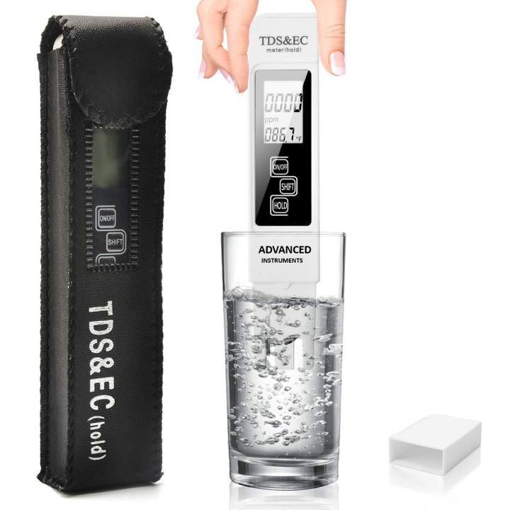 ADVANCED TDS/EC Meter Conductivity pen EC TDS Pen Tester Professional 3 ...