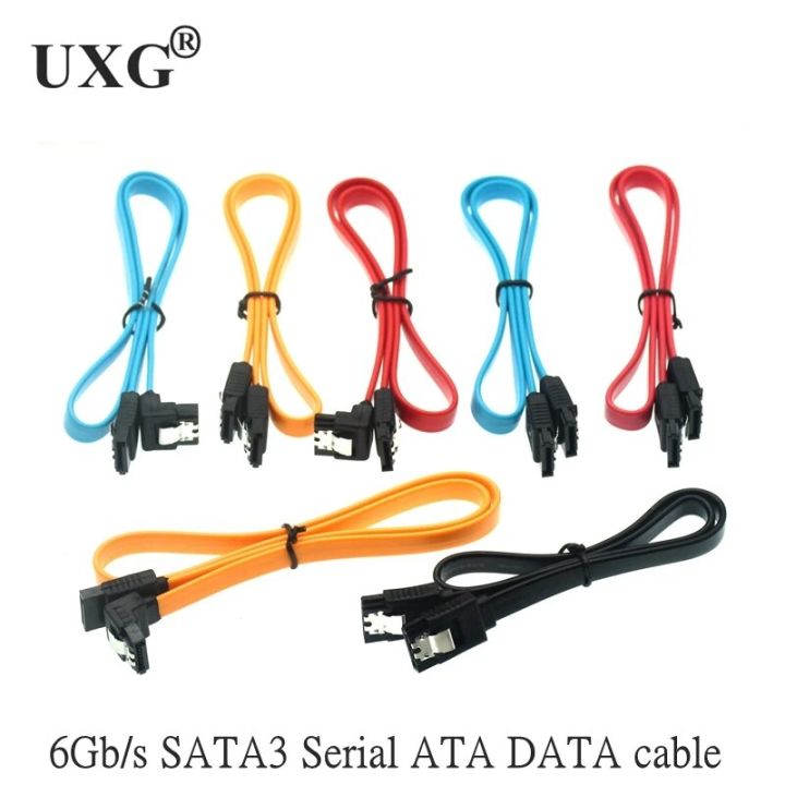 6inch 6Gb/s SATA3 Serial ATA DATA cable w/ latch Locking for PC Laptop ...