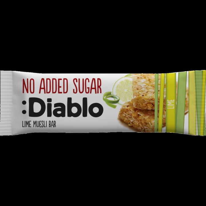 DIABLO SUGAR FREE LIME MUESLI BAR 30G (𝐢𝐦𝐩𝐨𝐫𝐭𝐞𝐝 & 𝐨𝐫𝐢𝐠𝐧𝐚𝐥) | Daraz.pk