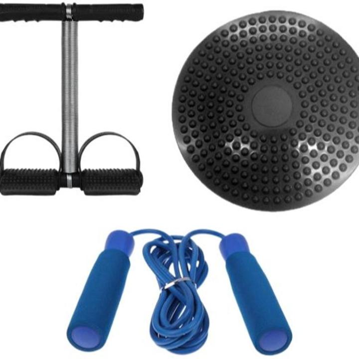Tummy Trimmer, Tummy Twister and Jumping Rope ( Pack Of 3 ) | Daraz.pk
