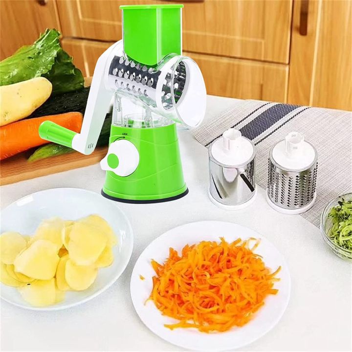 3 in 1 Multi functional Vegetable Cutter & Slicer – Square Drum ...