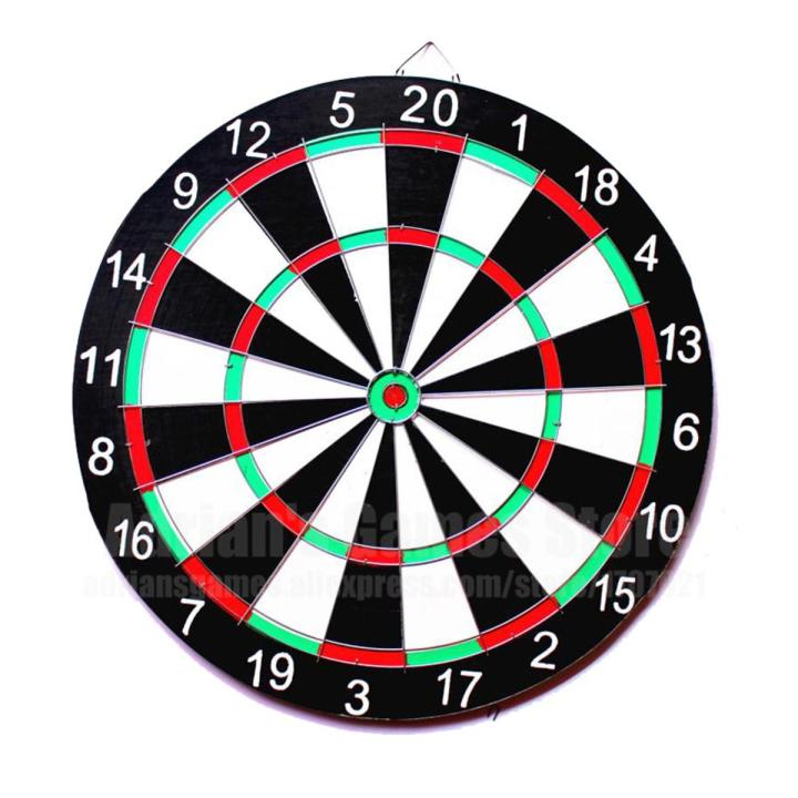 12/15/17 Inch Darts Board Set Family/Office Game Dartboard Sports ...