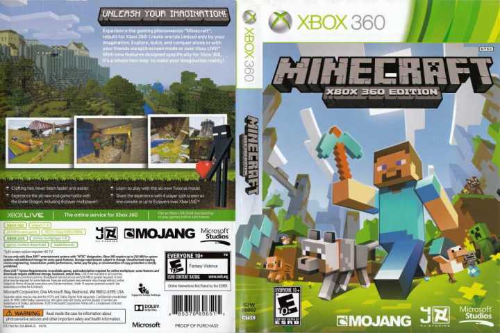 Minecraft DVD for XBOX 360 LT3/JTAG Modified System | Daraz.pk