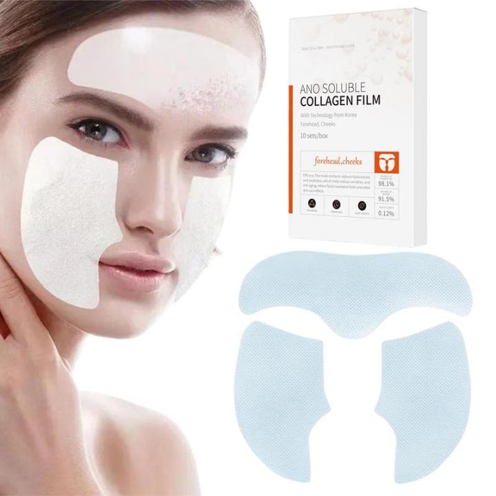 Soluble Collagen Mask Soluble Lifting Anti-Aging Film for Face Melting ...