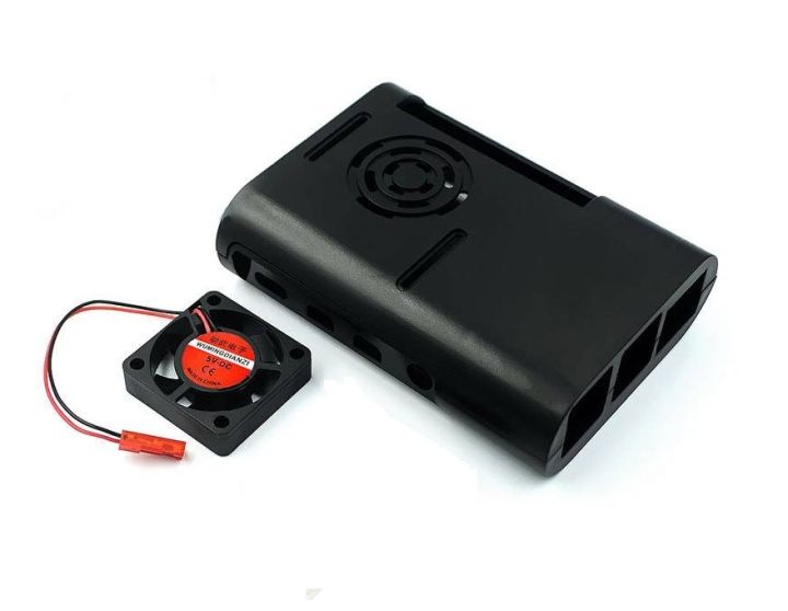 Raspberry Pi 4 ABS Shell case Injection Molded Box with fan | Daraz.pk