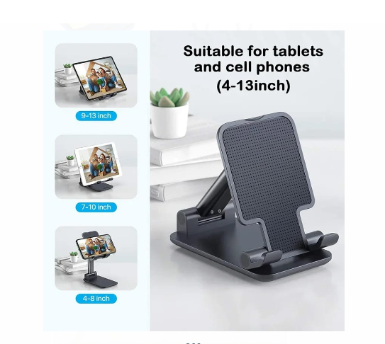 Mobile Phone Holder Stand Adjustable Desk Desktop Tablet Universal Cell ...