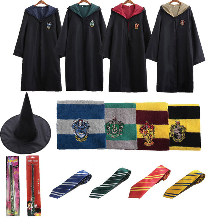 Harry Potter Magic Robe Adult and Children Magic Robe Suit cosplay ...