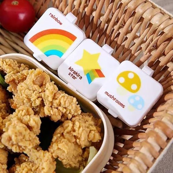 Set of 4 Cots and Cuddles Small Sauce Holders for Bento Lunches – Fun ...