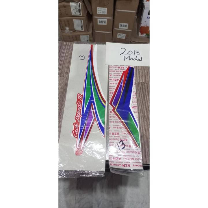 Tanki Tapa Sticker 2013 Model Honda 70 ( COMPLETE SET ) | Daraz.pk