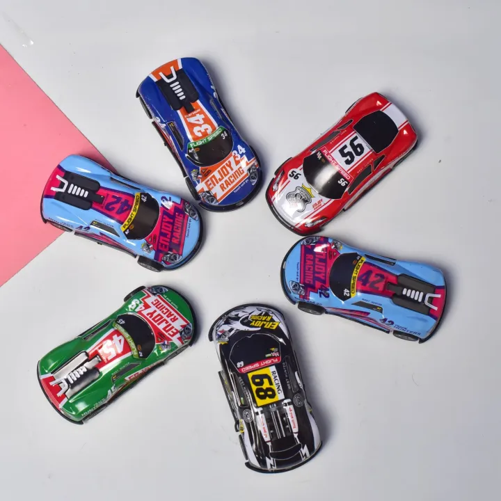 Metal Car Play Set Push & Pull Die-Cast Vehicles Pack of 6 | Daraz.pk