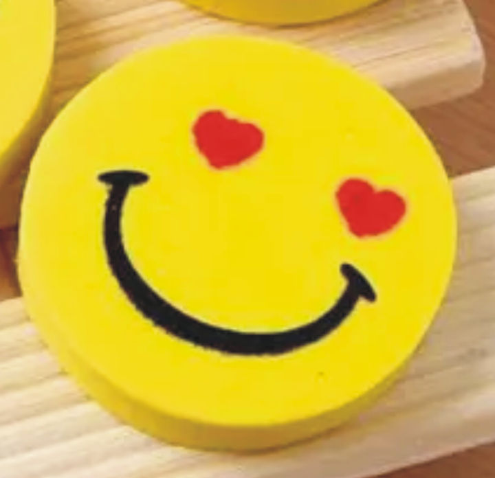 Smiley Face Erasers for Kids {1 Eraser} (Random Emoji) | Daraz.pk