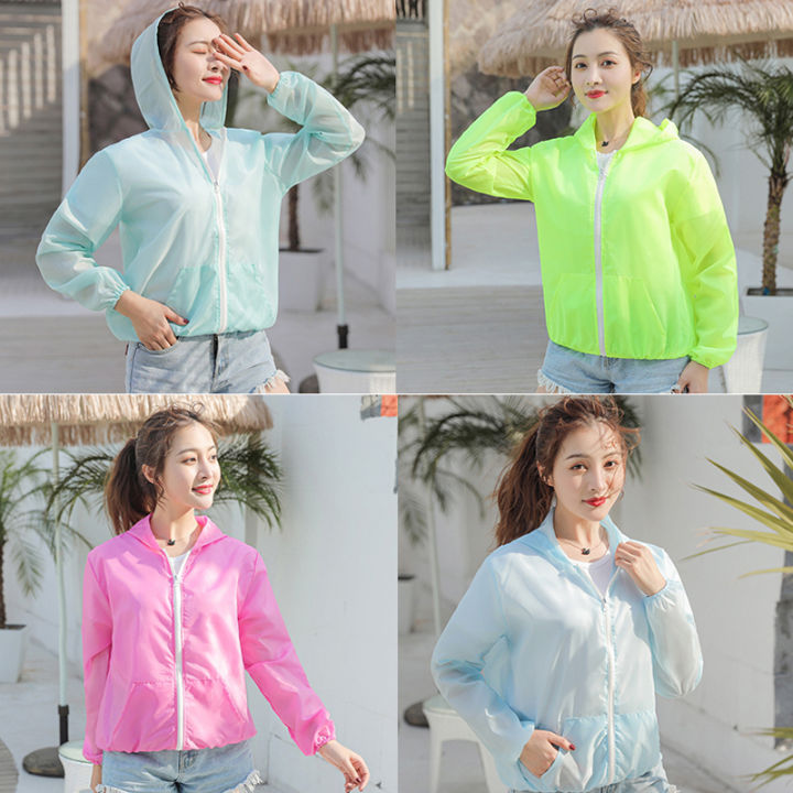 Jacket Women Summer Sun Protection Coat Anti-UV Quick Dry Sports ...