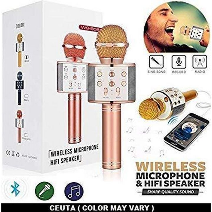 Microphone Wireless & Hifi Speaker Bluetooth Mike | Daraz.pk